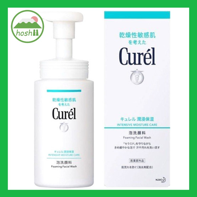 Kao Curel Intensive Moisture Care Foaming Facial Wash 150ml/Refill 130ml | Shopee Singapore