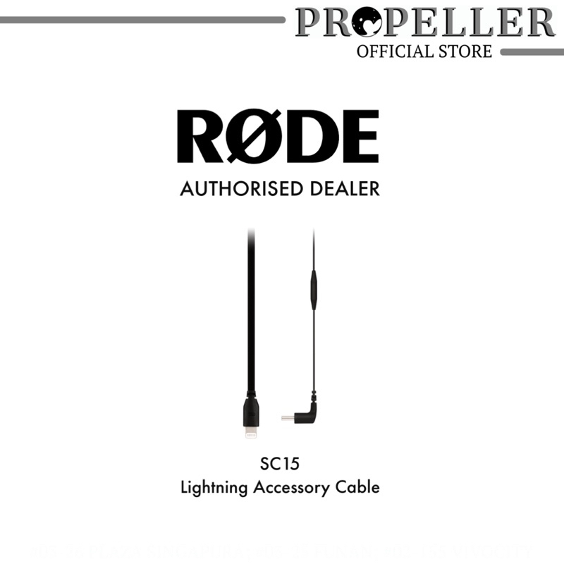 RODE SC15 Lightning Accessory Cable | Shopee Singapore