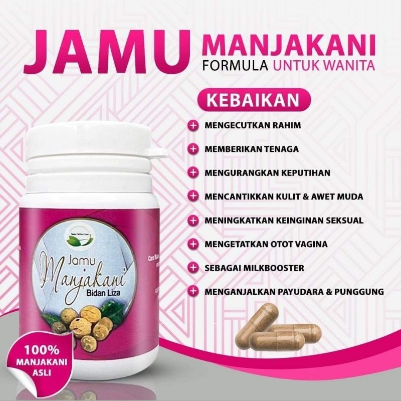 ⚡️SG SELLER⚡️Jamu Manjakani Bidan Liza [ Manjakani capsules / Manjakani ...