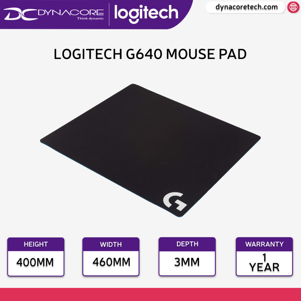 Logitech G640 Large Cloth Gaming Mouse Pad - 943-000801 | Shopee Singapore