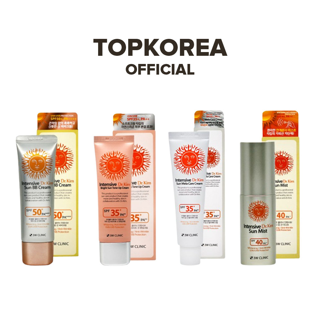 ★3W Clinic★ Intensive Dr. Kim Sun BB Cream /Bright Sun Tone-up Cream ...