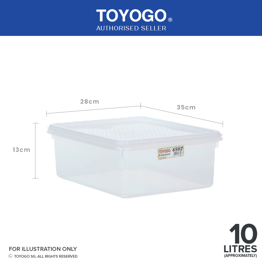 Toyogo Rectangular Container | Shopee Singapore