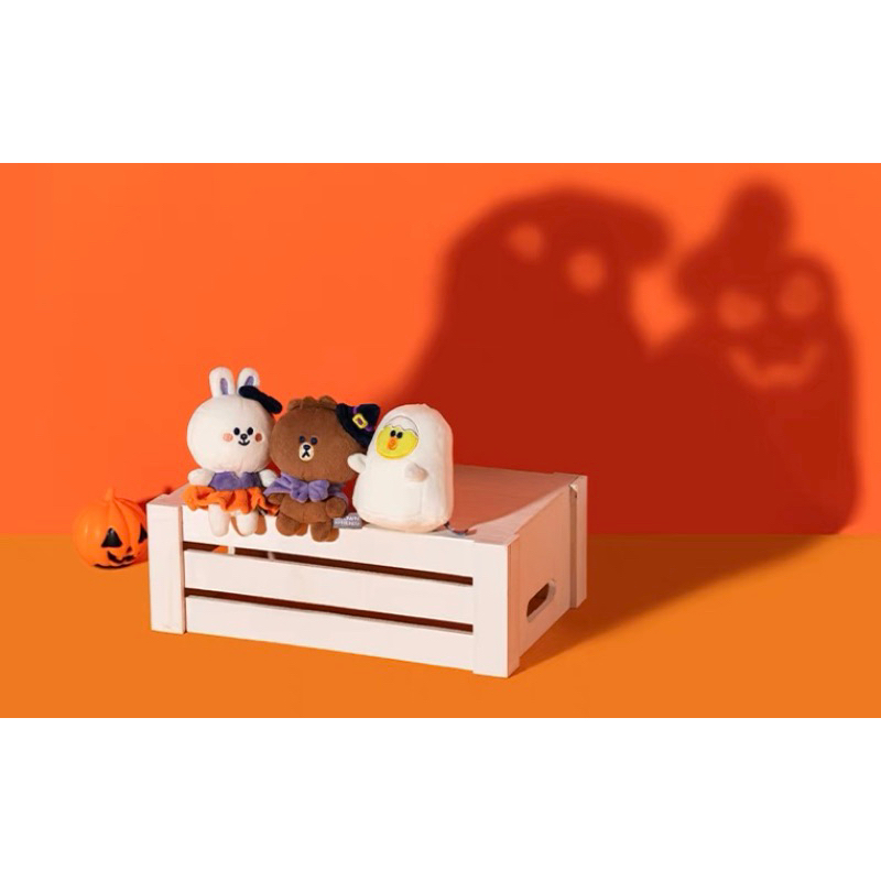 [Ready Stock] Line friends Brown Cony Halloween Series Soft Toy and ...
