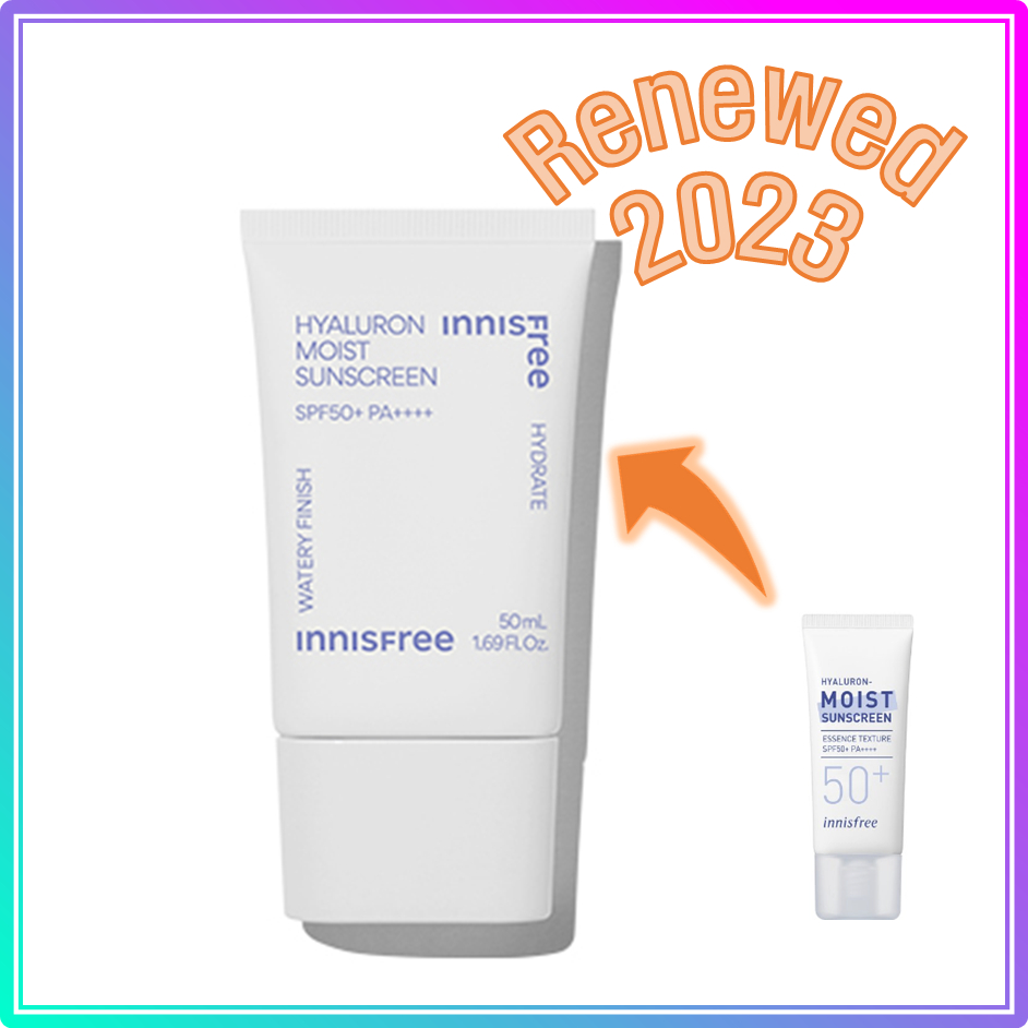 innisfree Hyaluron Moist Sunscreen SPF50+ PA++++ 50mL (2023 AD ...