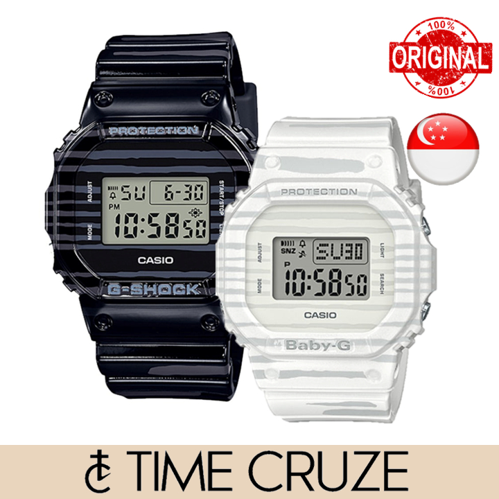 [Time Cruze] G-Shock Baby-G Couple Watch Limited Model Zebra Pattern ...