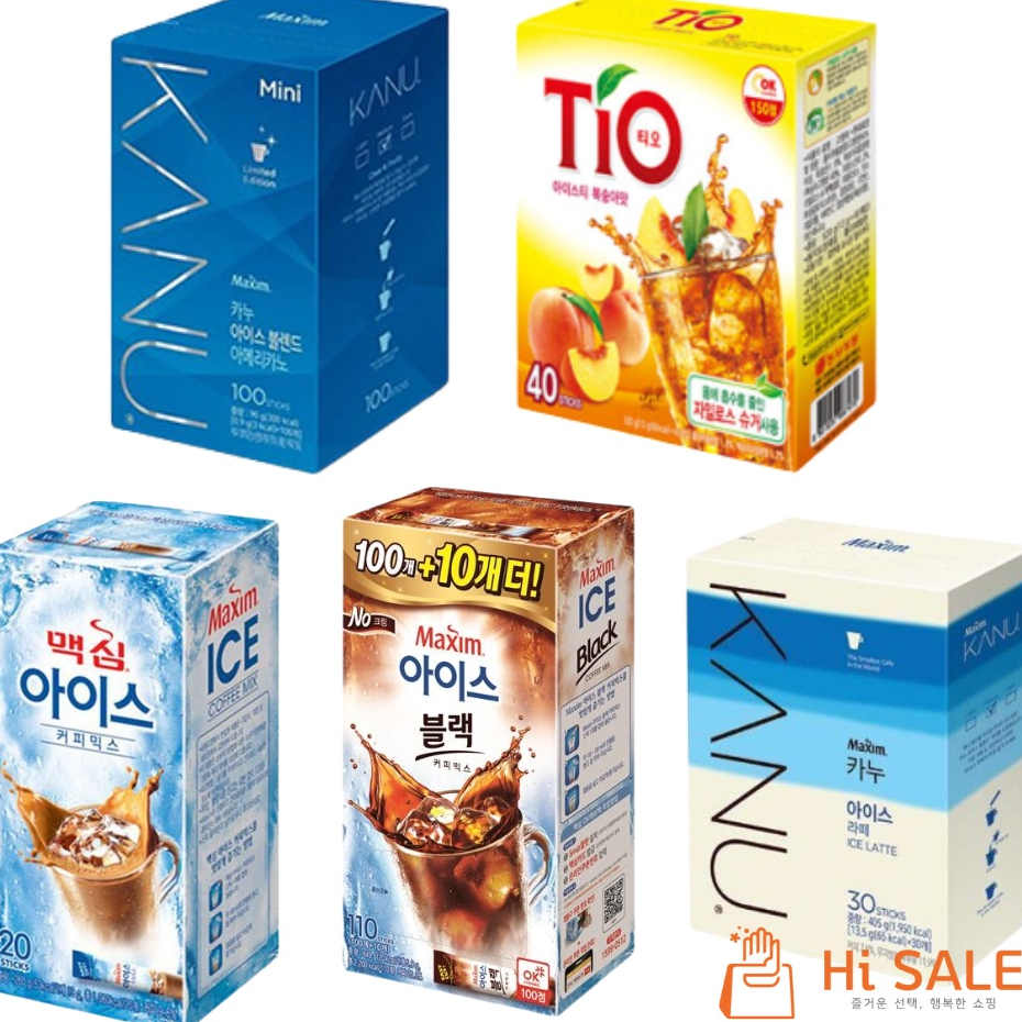 MAXIM KANU Ice Coffee Collection (Ice Coffee Mix, Ice Coffee Black ...