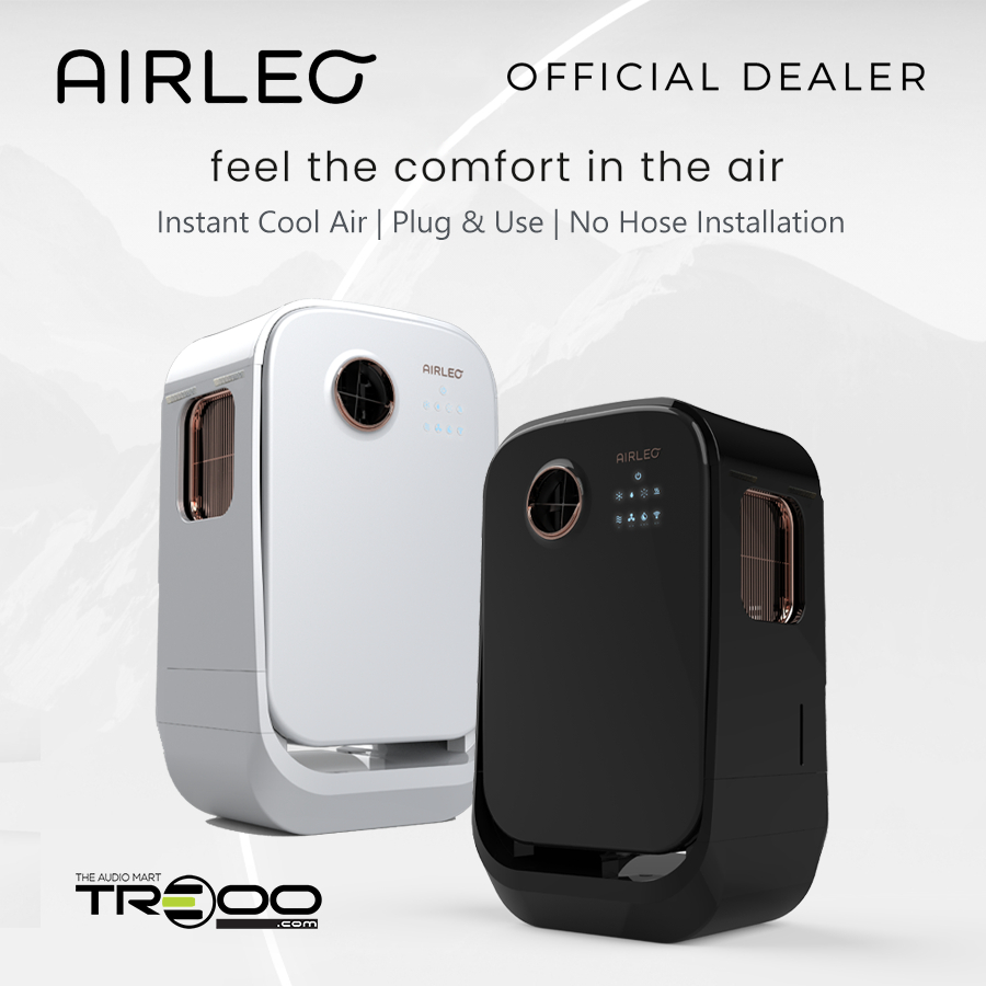 AIRLEO Mono Eco Ultra-Low Power Cool Fresh Air Cooler Sanitising System ...