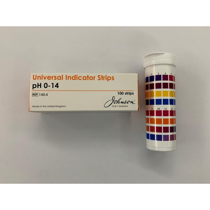 pH Universal Indicator Strips 100's *Johnson Test Papers*Feeding Tube ...