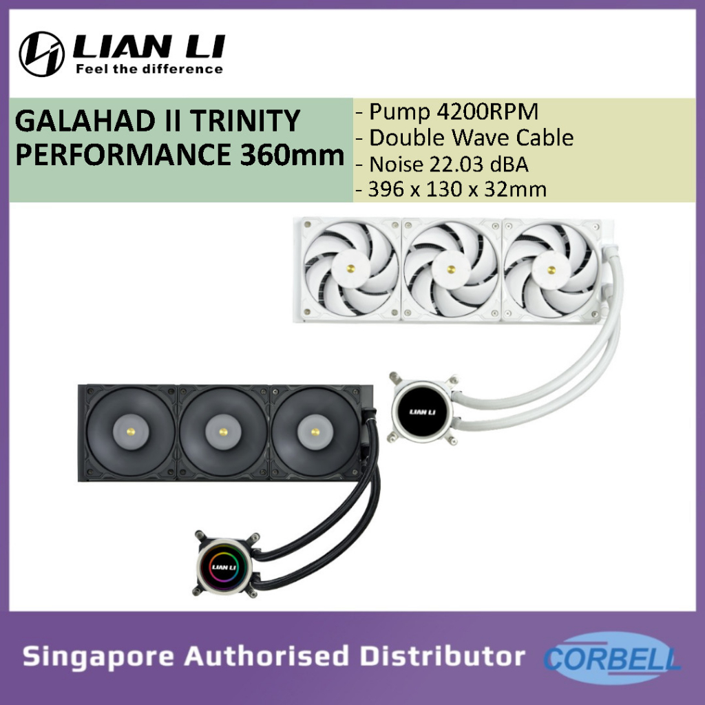 LIAN LI Galahad II Trinity Performance AIO 360mm All-In-One argb LGA ...