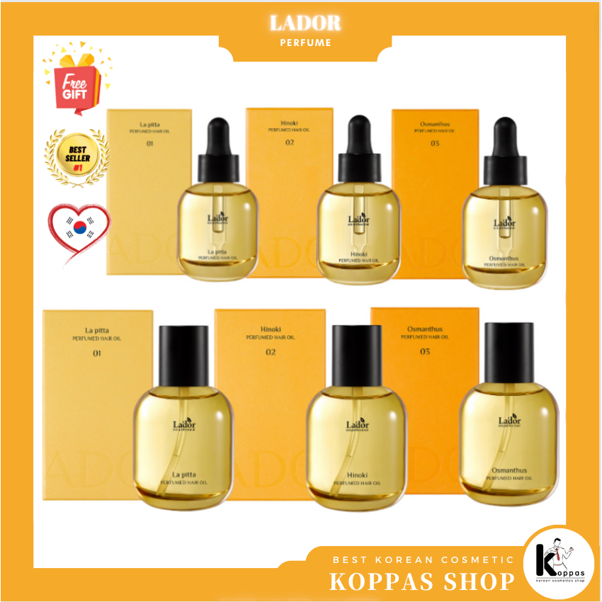 [Lador] Perfumed Hair Oil // La Pitta // Osmanthus // Hinoki - 30ml/80ml LA'DOR | Shopee Singapore