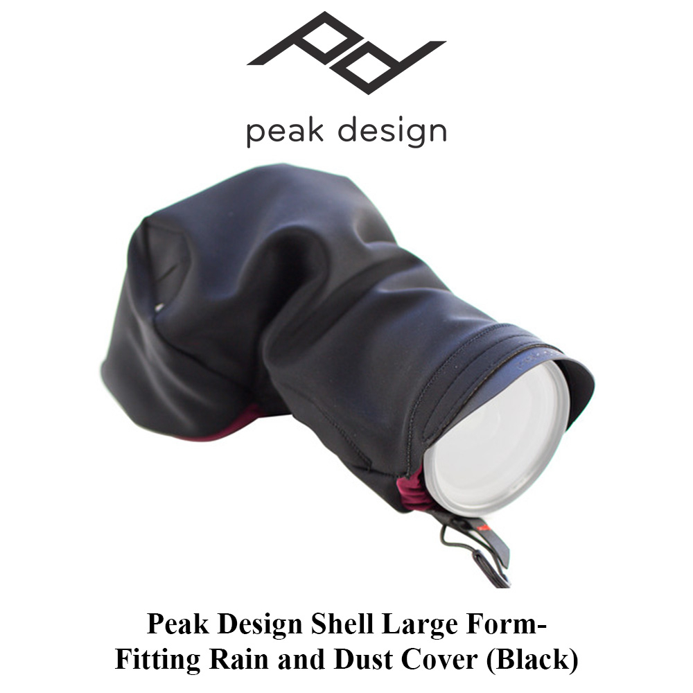 Peak Design Shell Form-Fitting Rain and Dust Cover (Black) | Shopee ...