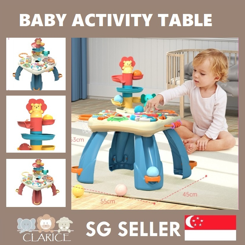 Baby Activity gym Table Activity Game walker ( Slide table) | Shopee ...