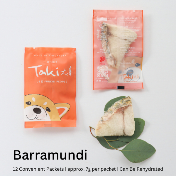 Taki Pets BARRAMUNDI PREMIUM Freeze Dried Dog and Cat Treats - Single ...