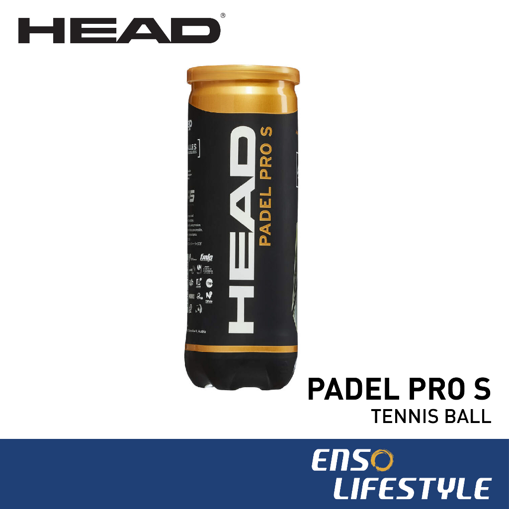 HEAD Padel Ball - PADEL PRO S (3 Balls) [Enso Lifestyle] | Shopee Singapore