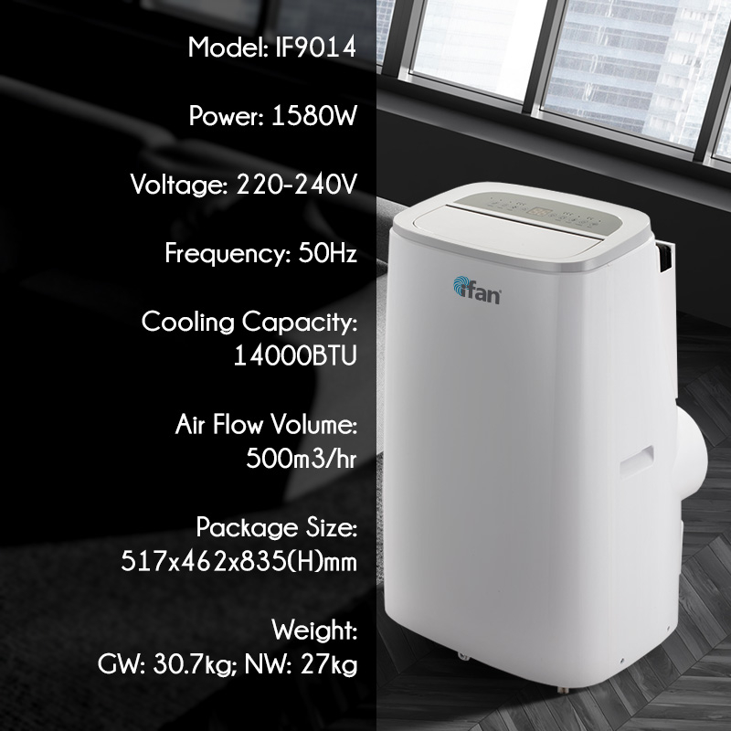 iFan 3IN1 Portable Aircon 10K-14KBTU Portable Air Conditioner, Air ...