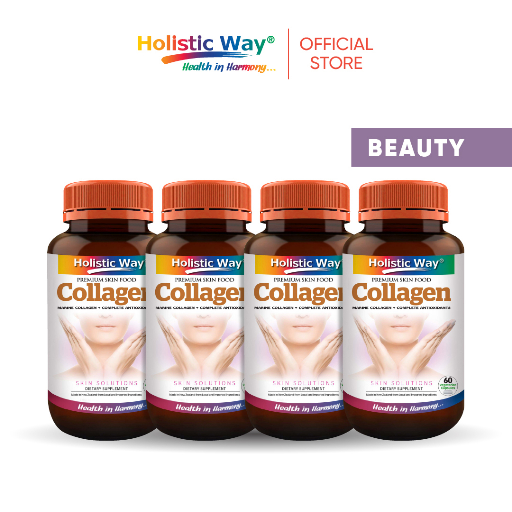 [Bundle of 4] Holistic Way Collagen - Marine Collagen + Complete ...