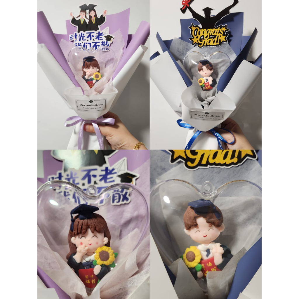 [SG stock] Cute Girl / Handsome Boy Graduation Day Graduation Flowers ...