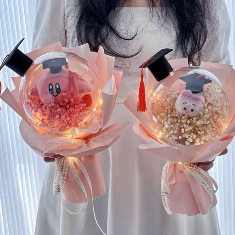 (CHEAPEST IN SG) Graduation Bubble Bouquet Doll Bear Creative Gift ...