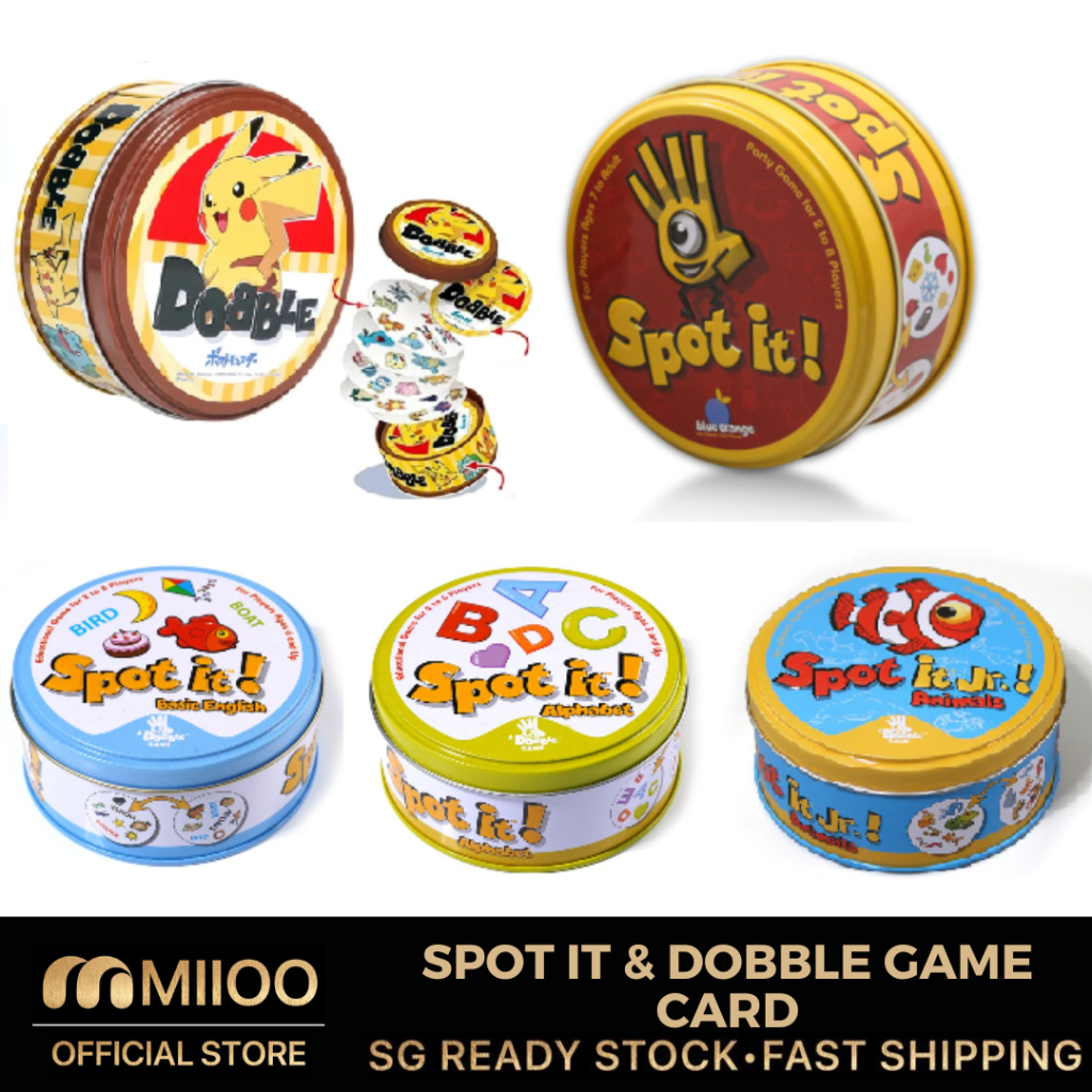 Spot It Card Game Classic Dobble Card Gamest-Paced Symbol Matching ...