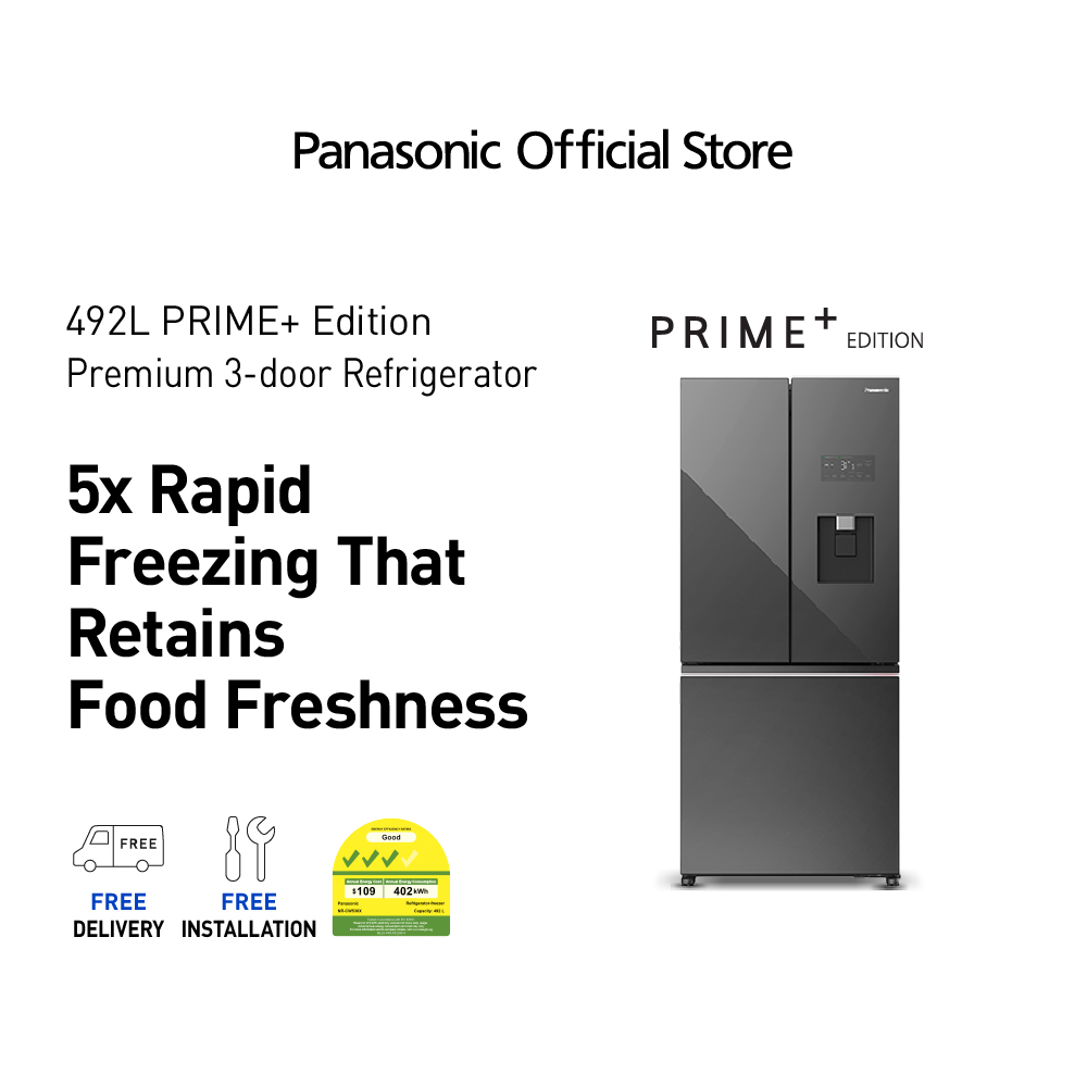 Panasonic Prime+ Edition 3 Doors Refrigerator with PrimeFresh and ...