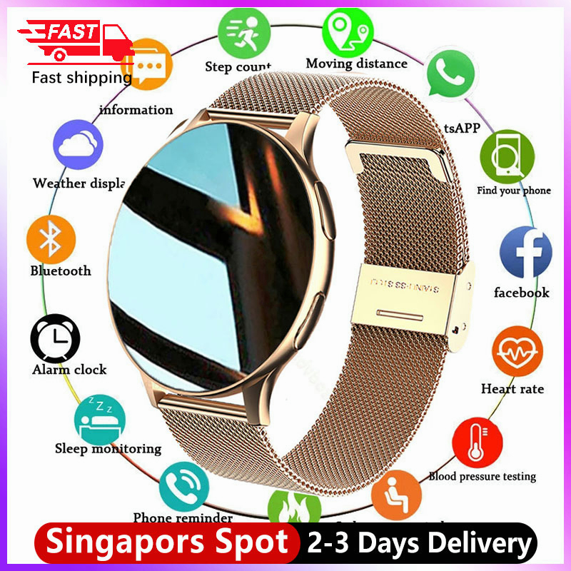 Smart Watch Women Men Full Touch Screen Ladies Bluetooth Call Clock ...
