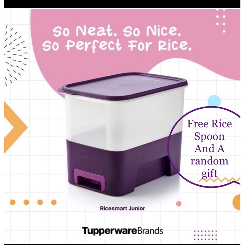 Tupperware Rice Dispenser 5kg | Shopee Singapore