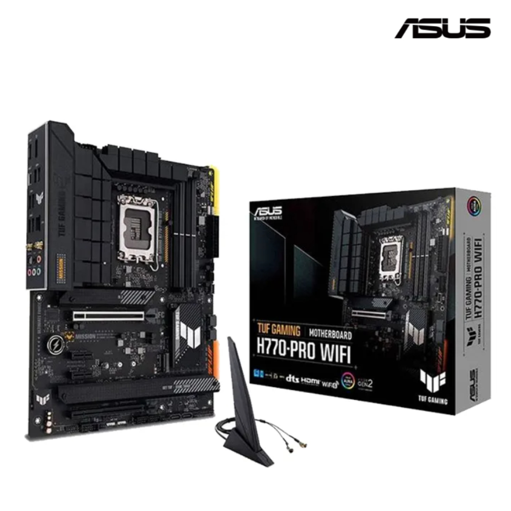 ASUS TUF GAMING H770-PRO WIFI Intel H770 ATX Motherboard - 14+1 DrMOS ...
