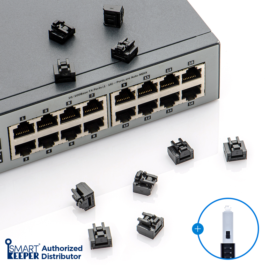 RJ45 Port Lock 10(LAN blocker 10 + Key 1, SMARTKEEPER ESSENTIAL ...