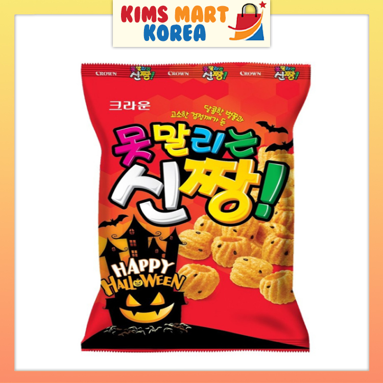 Crown Shin Jjang DMZ Acacia Sweet Honey Snack with Black Sesame Korean ...