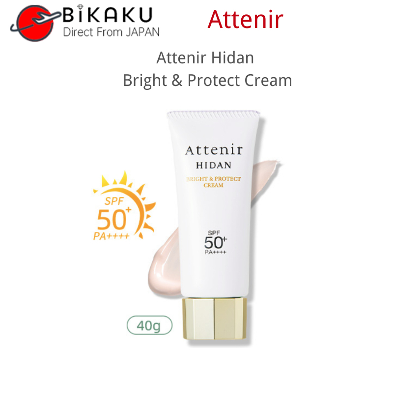 Attenir Hidan UV 50 Bright & Protect Cream 40g SPF50+ PA ++++ Waterproof Sun Skin Care | Shopee ...
