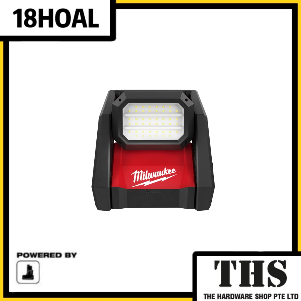 Milwaukee M18 ROVER Dual Power Flood Light (18HOAL) | Shopee Singapore