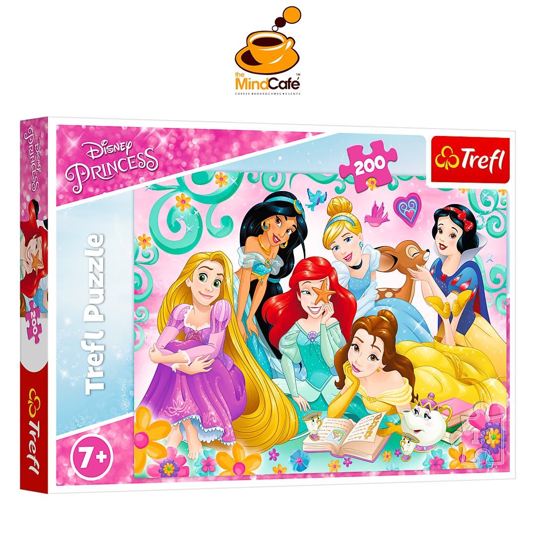 Trefl 200 Piece Jigsaw Puzzle: Disney Princess - Happy World Of ...