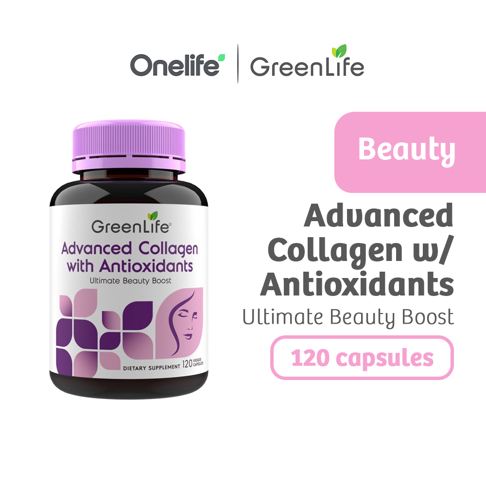 GreenLife Advanced Collagen with Antioxidants 500mg (Marine Collagen ...