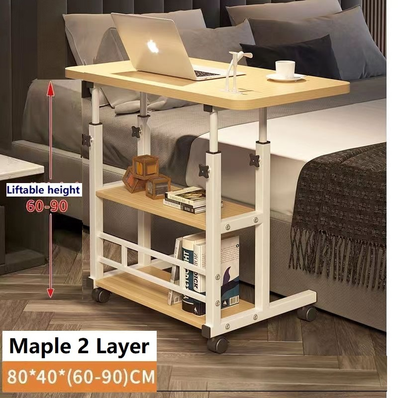 [ SG Ready Stock] 60cm/80cm Movable Laptop Table/ Computer Study Desk ...