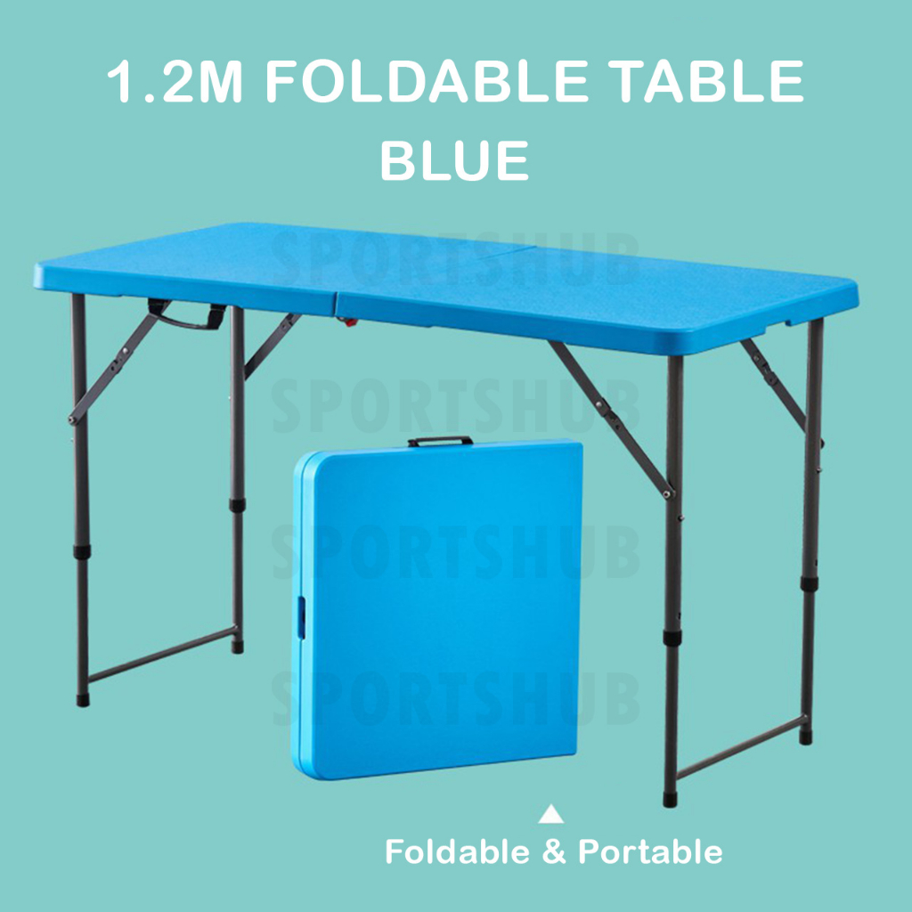Heavy Duty HDPE Outdoor Foldable Table Portable Adjustable Height ...
