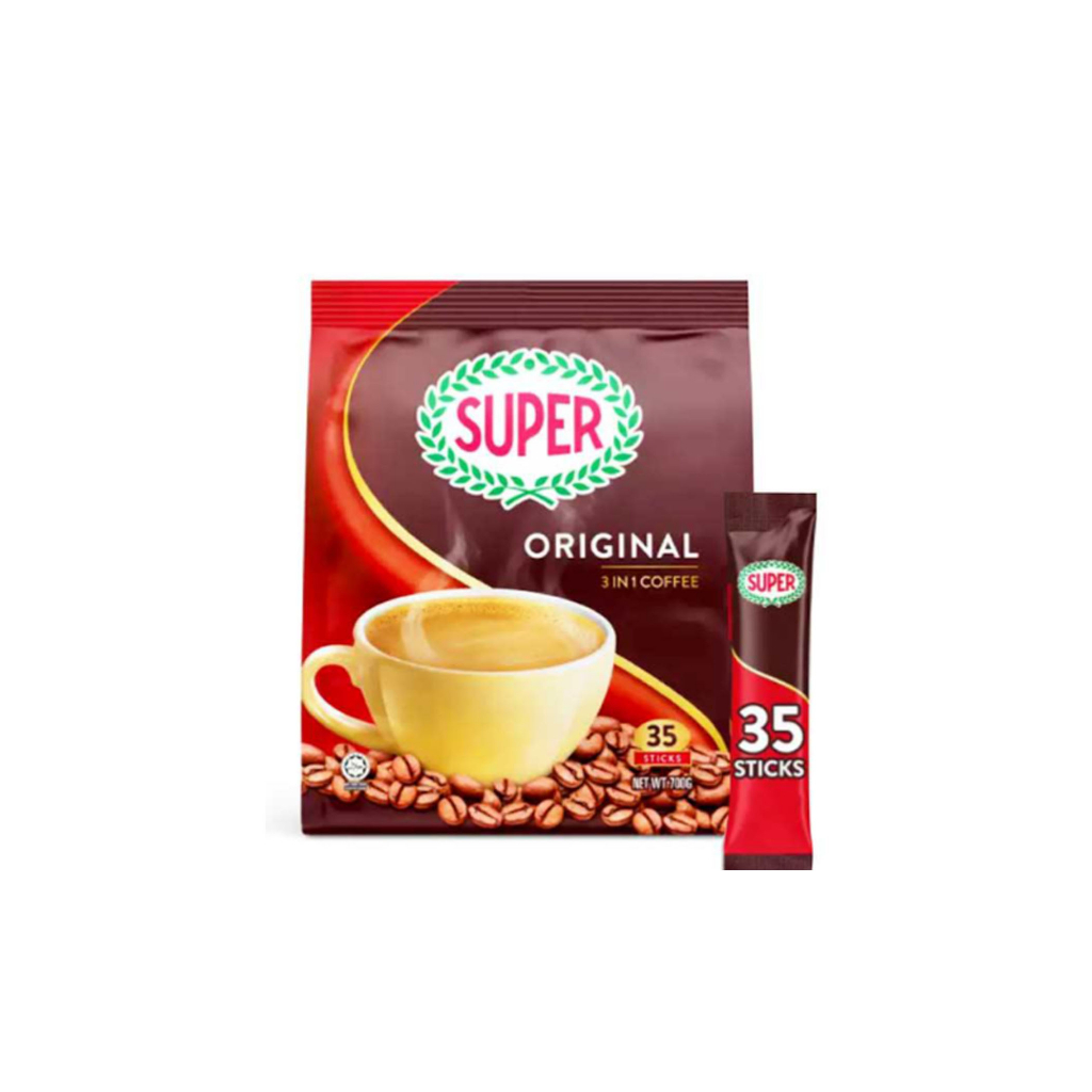Super coffee brand 3in 1 coffee Original (35stick*20Pkt) | Shopee Singapore