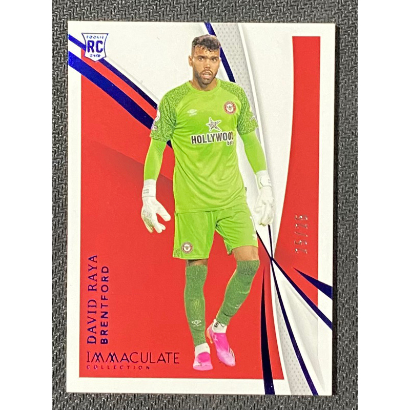 Panini Soccer Card 2021 Immaculate Collection David Raya Brentford #122 ...