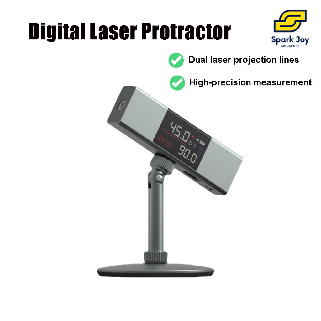 【SG】Rechargeable LI1 Dual Laser Protractor Digital Angle Finder ...