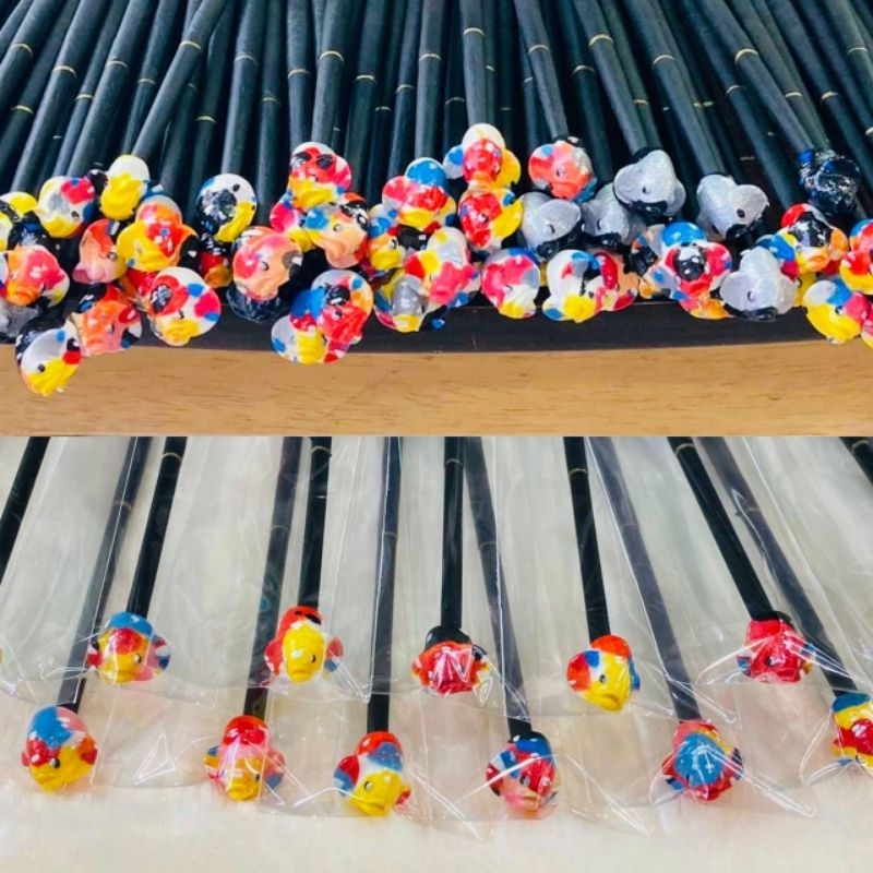 SG STOCK // Betta Flare Stick (25-30cm) Realistic Betta Face to make ...