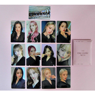 K-IDOL IZONE One-reeler Pre-order Benefits Act IV photo cards 13 pcs | Shopee Singapore