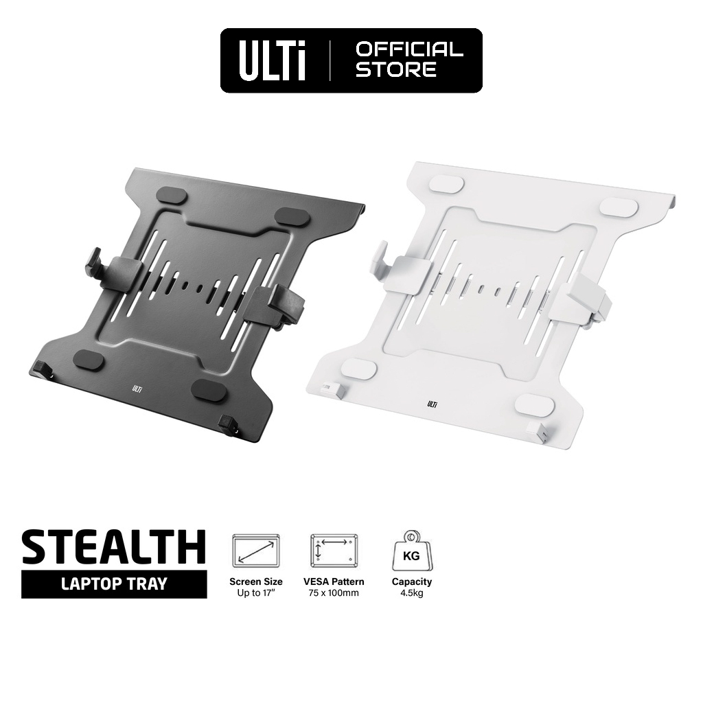 ULTi Stealth Laptop Mount Tray for Monitor Arms, Notebook Arm Mount ...