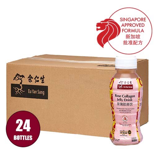 Eu Yan Sang Rose Collagen Jelly Drink 24 Bottles x 300 ml (Carton ...