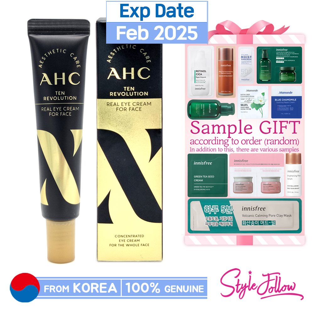[AHC] Ten Revolution Real Eye Cream For Face 12ml (Season 10) | Shopee ...