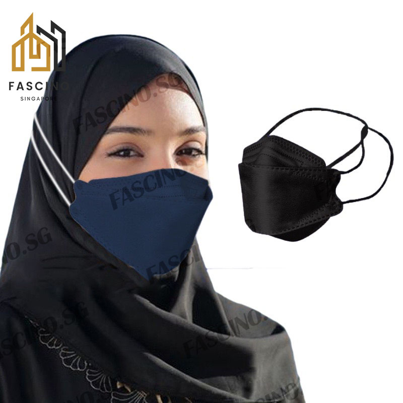 【SG】10PCS Headloop Disposable Mask Fish Willow Shape Facemask KF94 ...