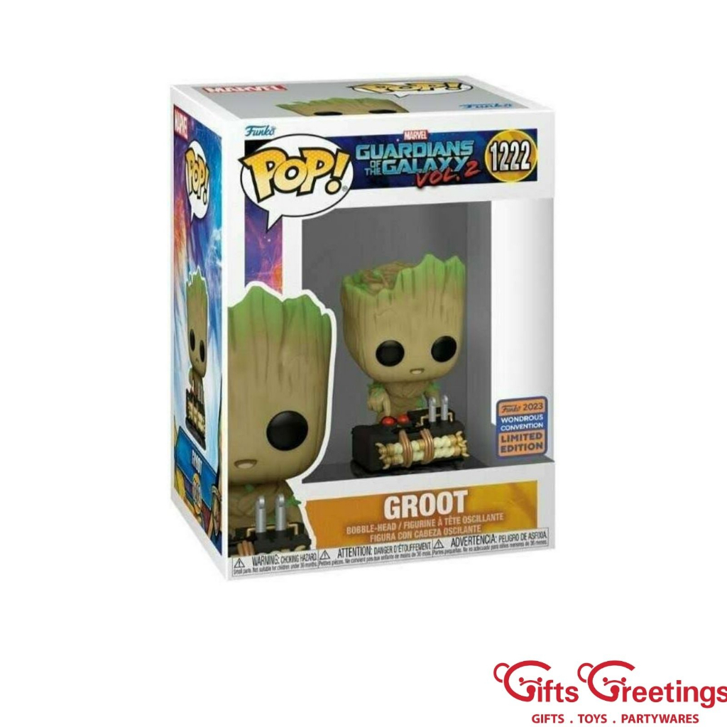 Funko POP Marvel Guardians of The Galaxy Vol.2 1222 Groot (2023 ...