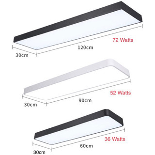 Long Rectangular LED Ceiling Lights for Home and Office Area | Shopee ...