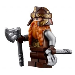Original Lego The Lord of The Rings - Gimli (Medium Legs) with Dwarven ...