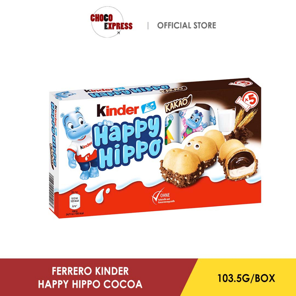 Kinder Bueno Happy Hippo Cocoa Chocolates 103g/Imported from Europe ...