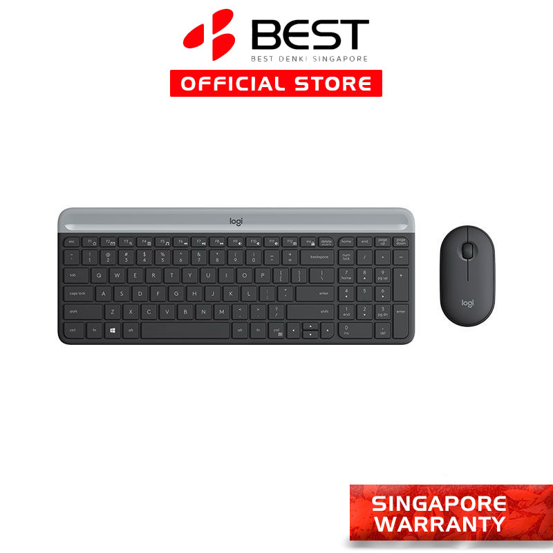 Logitech Keyboard Combo 920-009182 (Mk470 Graphite) | Shopee Singapore