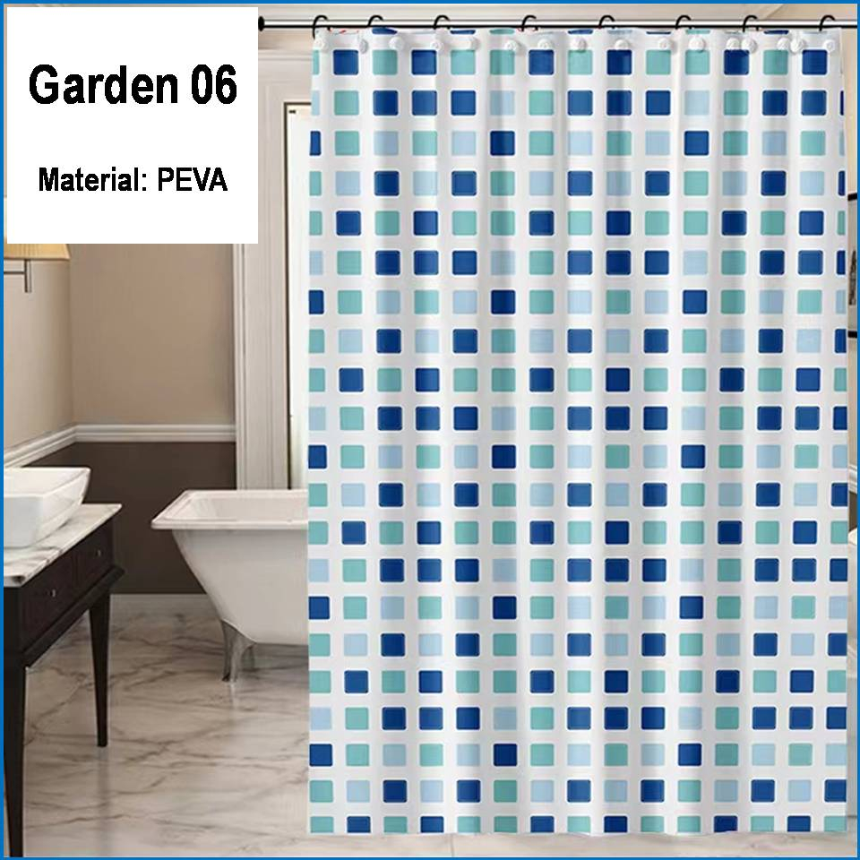 120x180cm Shower Curtain *Bathroom Waterproof Curtain*Thicken PEVA/EVA | Shopee Singapore